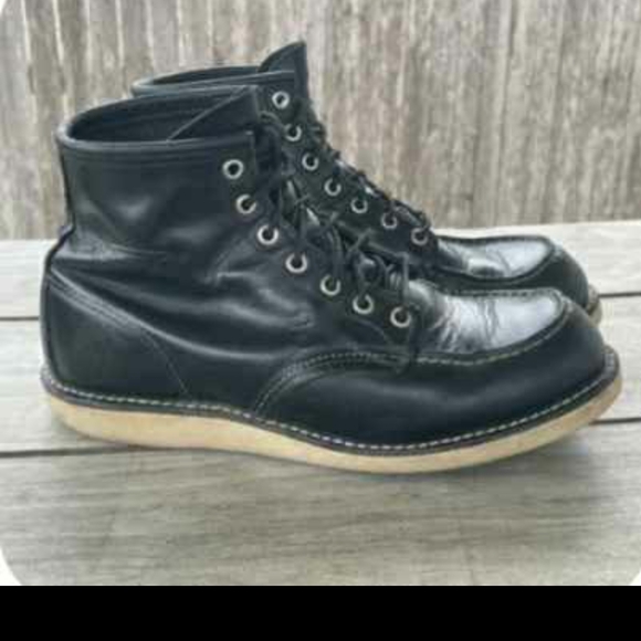 Red Wing Shoes | Shoes | Red Wing Shoes Black Leather Mens Boots | Poshmark